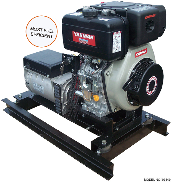 Slow-Turning 5 kW Yanmar Diesel Generator Slow-Turning 5 kW Yanmar Diesel Generator